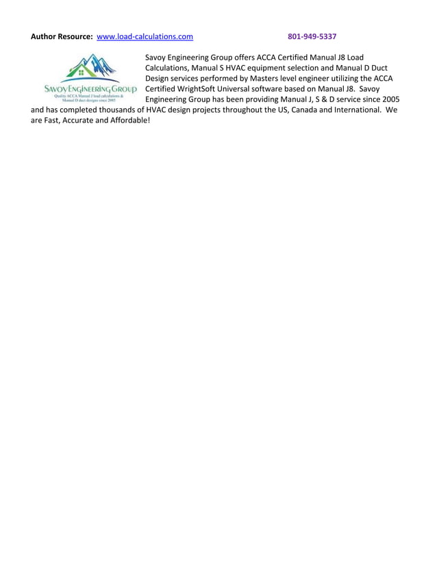 The third step – Sizing HVAC duct work using ACCA Manual D duct design ...