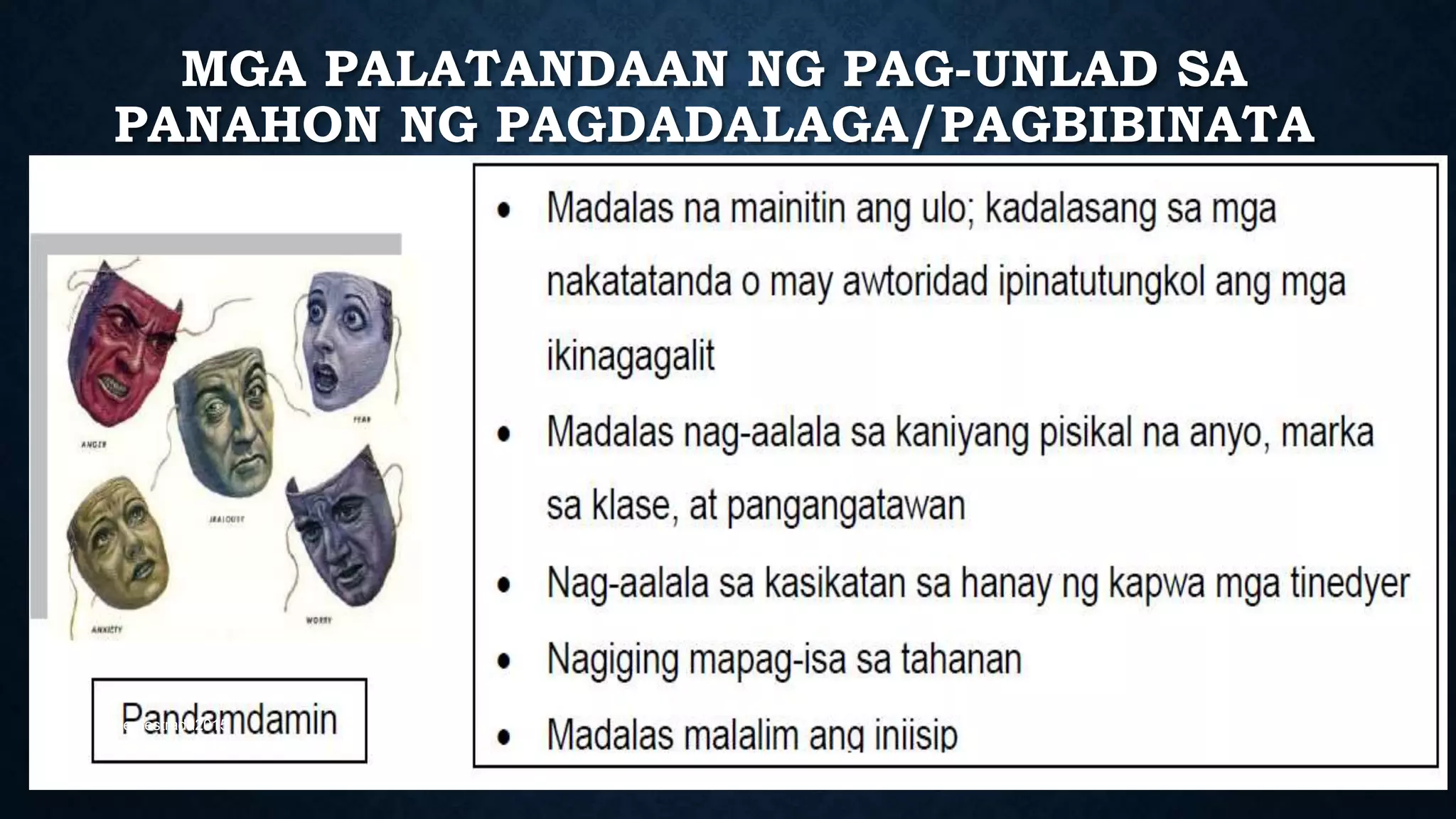 EsP 7 M1 Ang Mga Inaasahang Kakayahan at Kilos sa Panahon ng ...