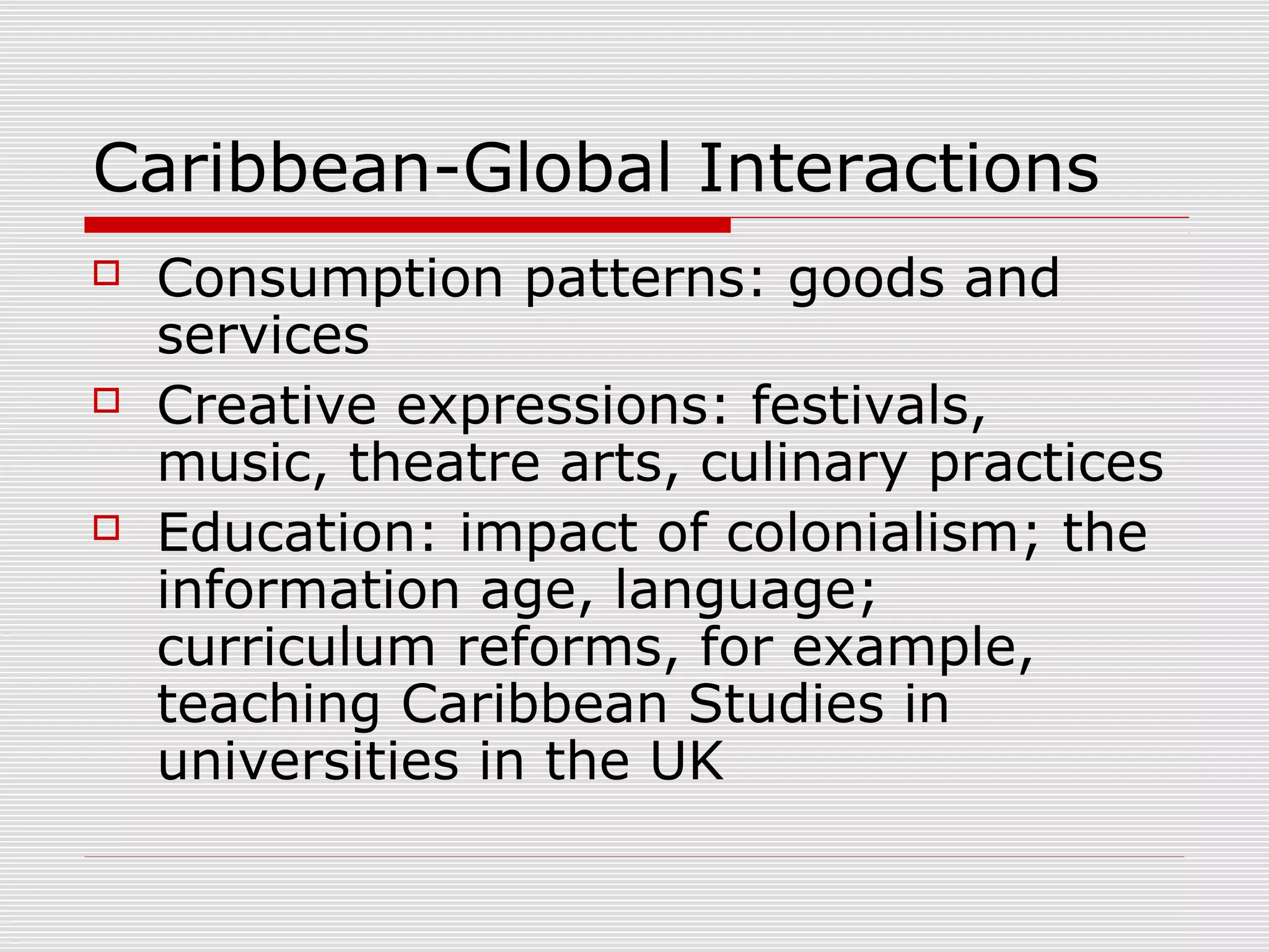 Module 1 caribbean studies | PPT