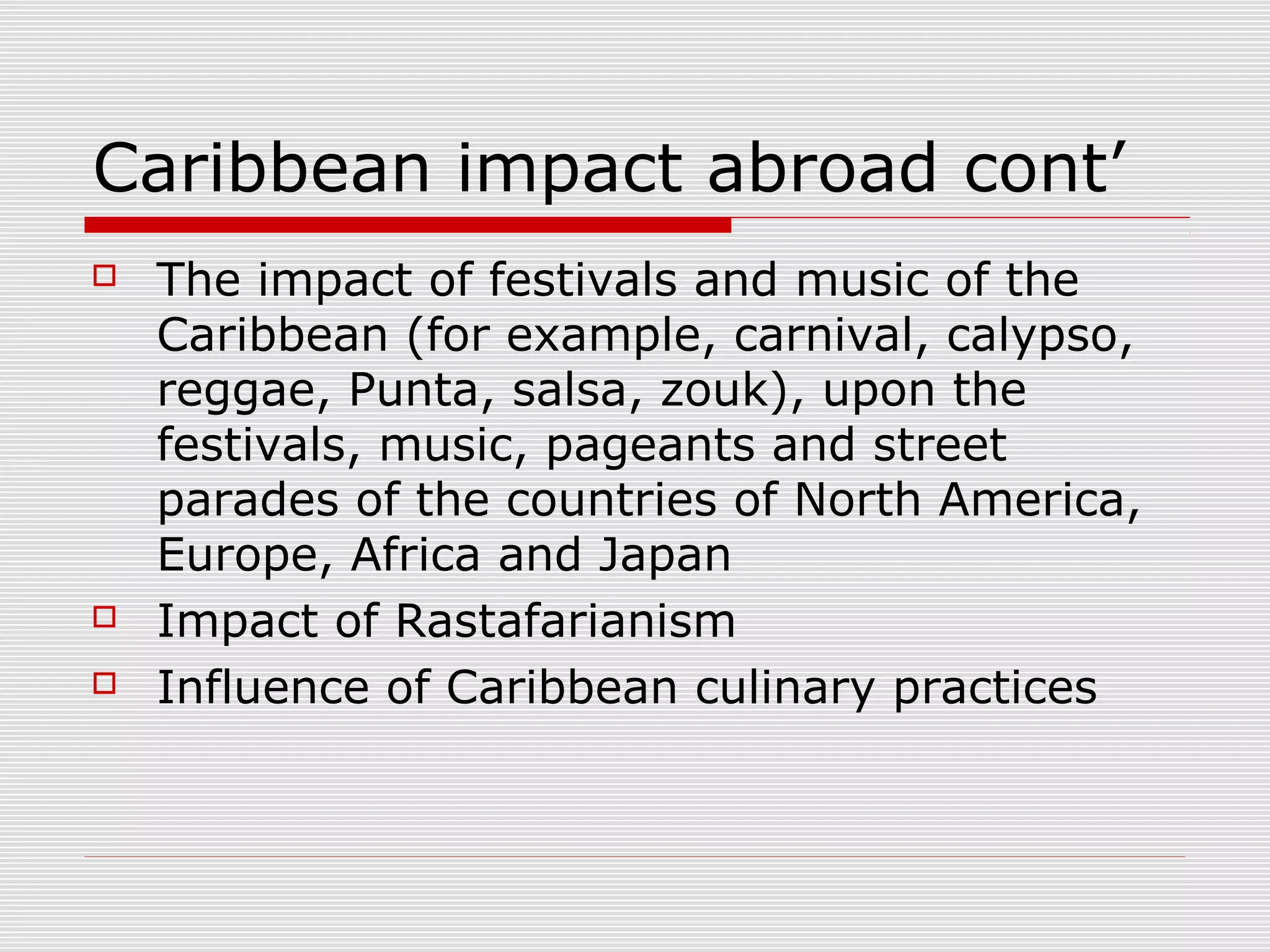 Module 1 caribbean studies | PPT