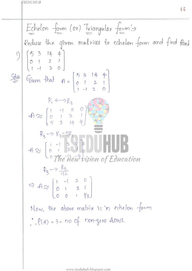 M1 Complete Notes Pdf