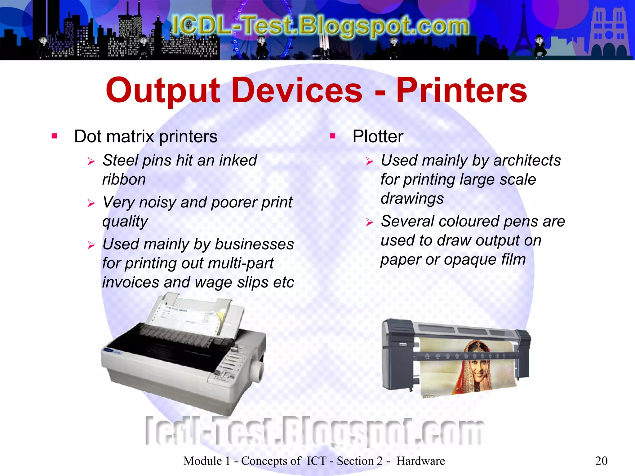 Icdl Module 1 Concepts Of Ict Information And Communication Technology Presentation Slides