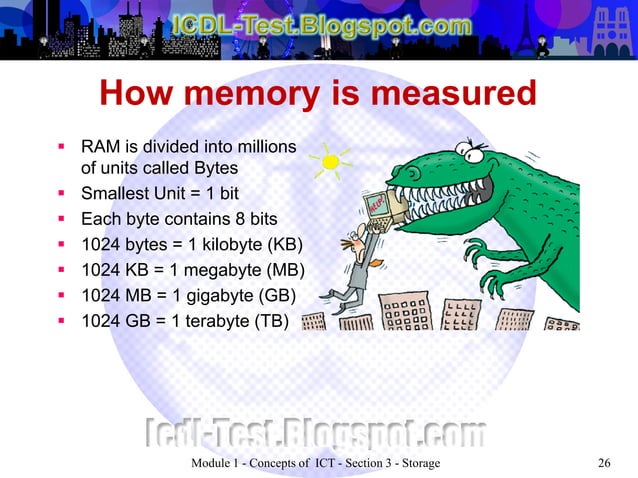 ICDL Module 1 - Concepts of ICT (Information and Communication ...