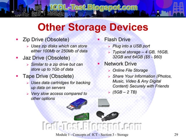ICDL Module 1 - Concepts of ICT (Information and Communication ...