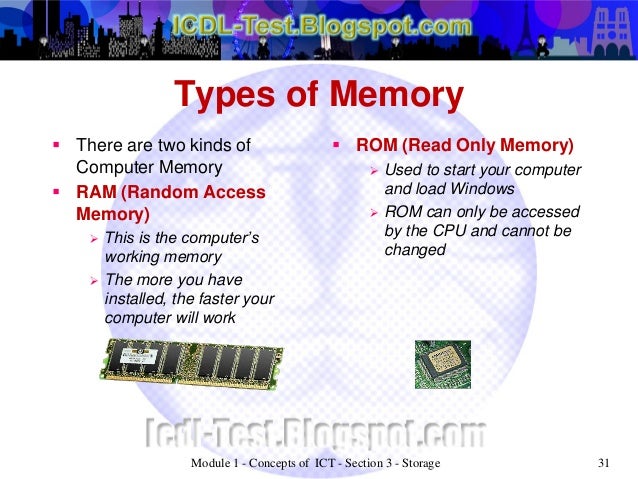 ECDL/ICDL Module 1 - Concepts of ICT (Information and Communication T…