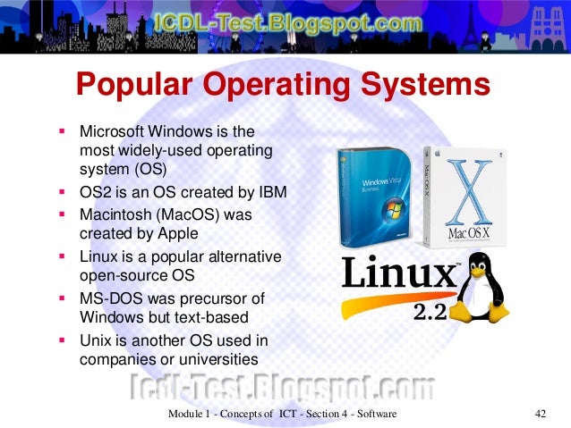 ECDL/ICDL Module 1 - Concepts of ICT (Information and Communication T…