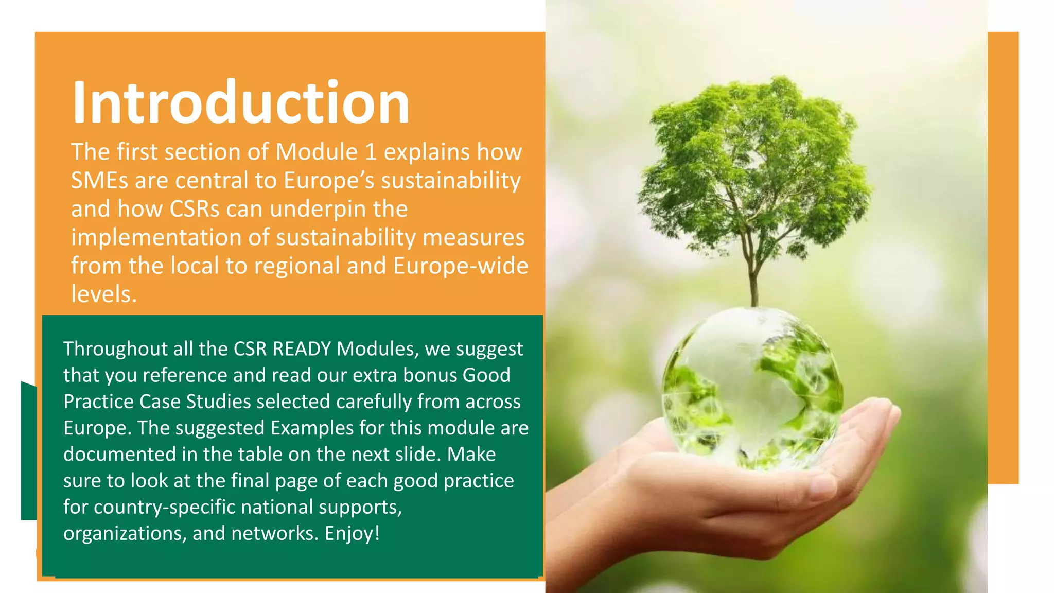 M1 Csr Introduction To Sme Corporate Social Responsibility Csr Pptx