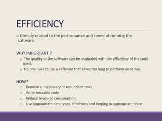 Importance of the quality of code | PPT
