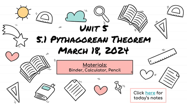 Module 5 Discovery of Pythagorean Theorem | PPT