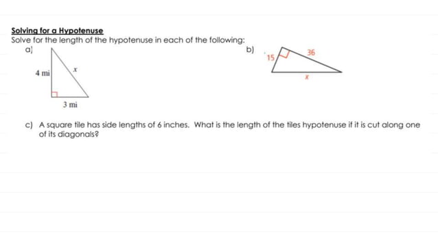 Module 5 Discovery of Pythagorean Theorem | PPT