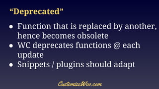WooCommerce: Customization Definitions | PDF