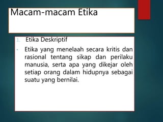 M1 etika dan profesi | PPTX