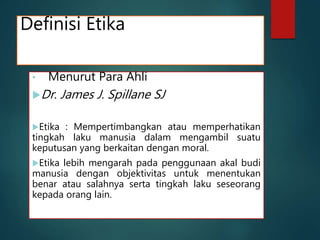 M1 etika dan profesi | PPTX