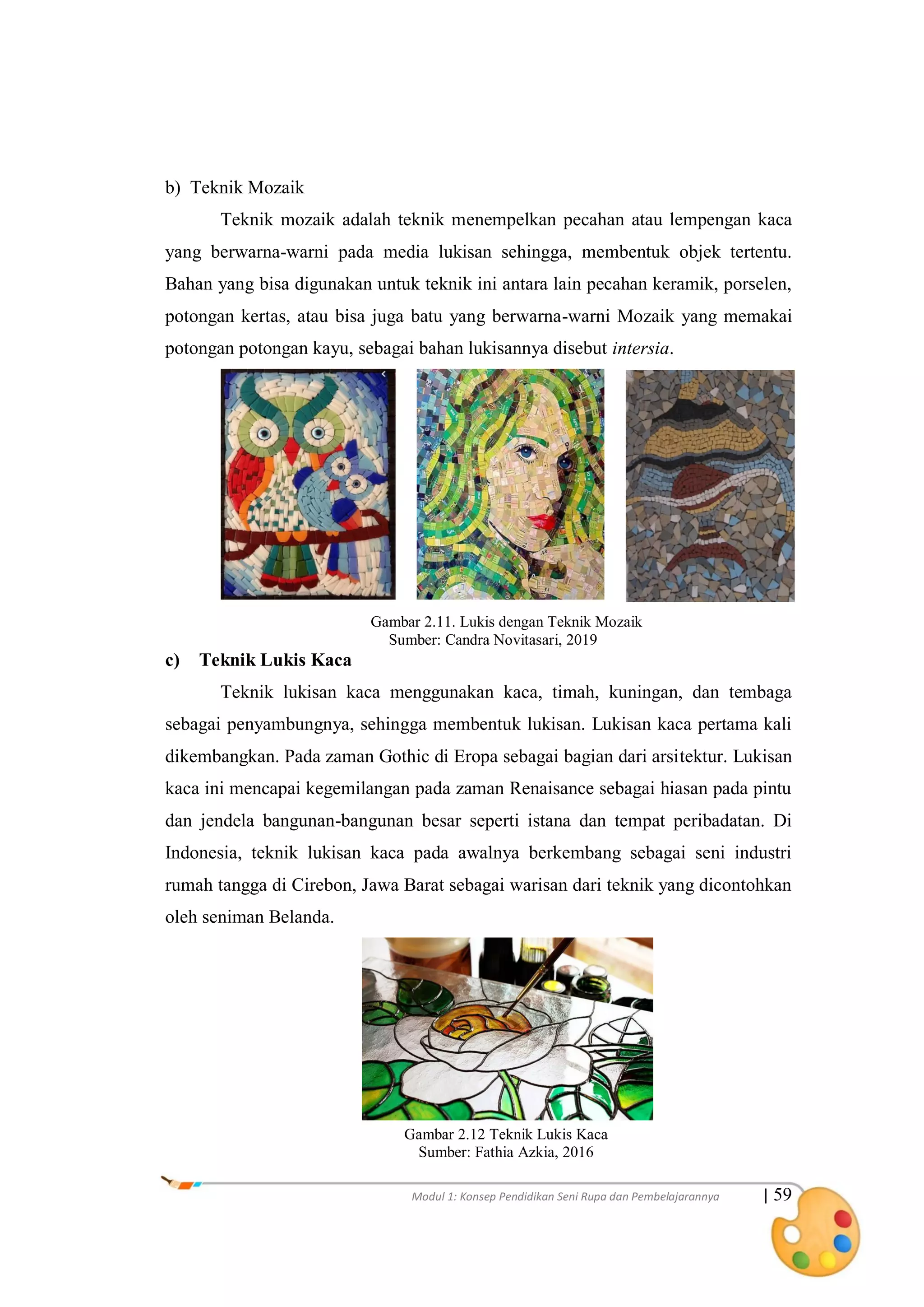 Materi 1 KB1: Bahan, teknik dan prosedur berkarya seni rupa | PDF