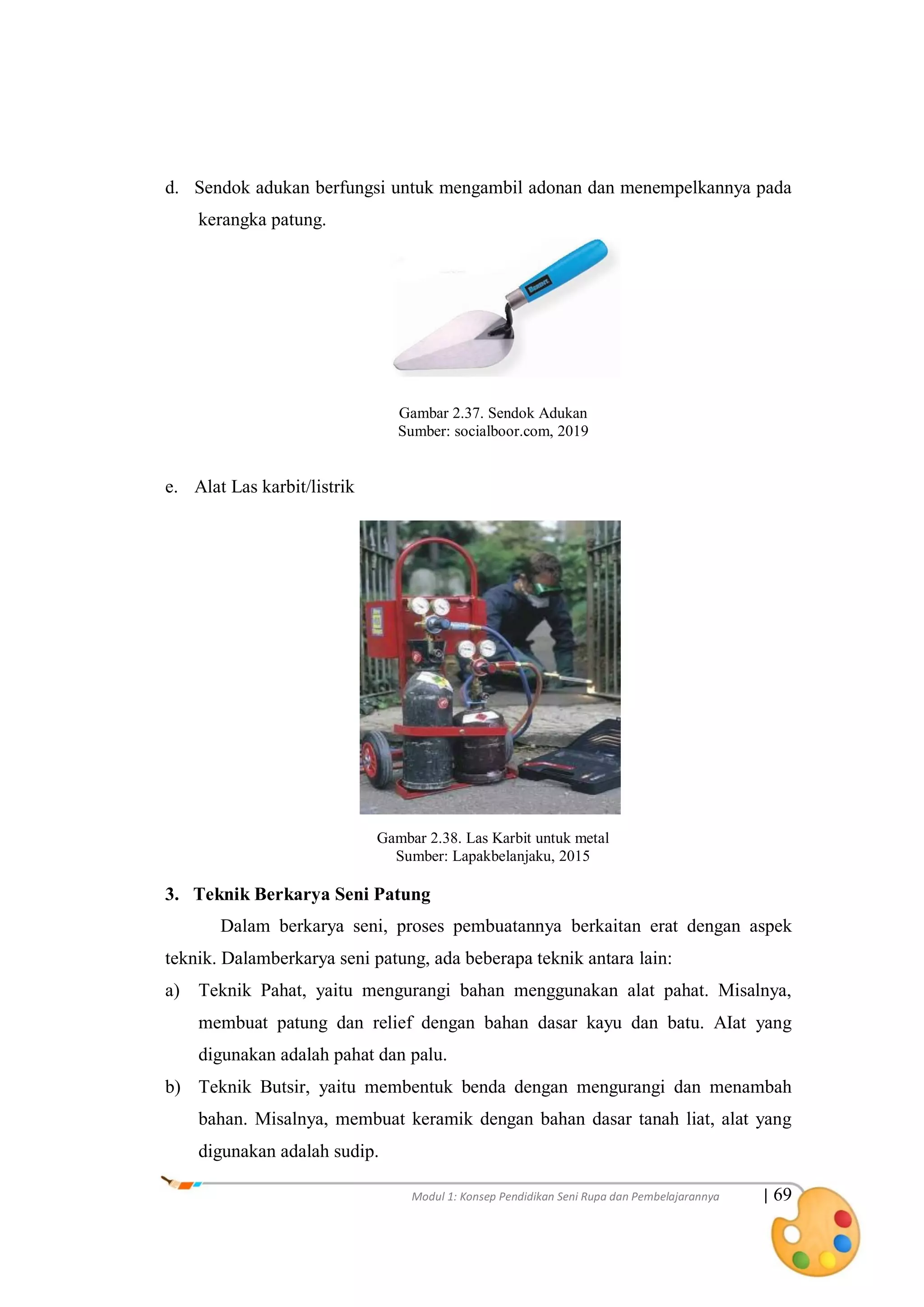 Materi 1 KB1: Bahan, teknik dan prosedur berkarya seni rupa | PDF