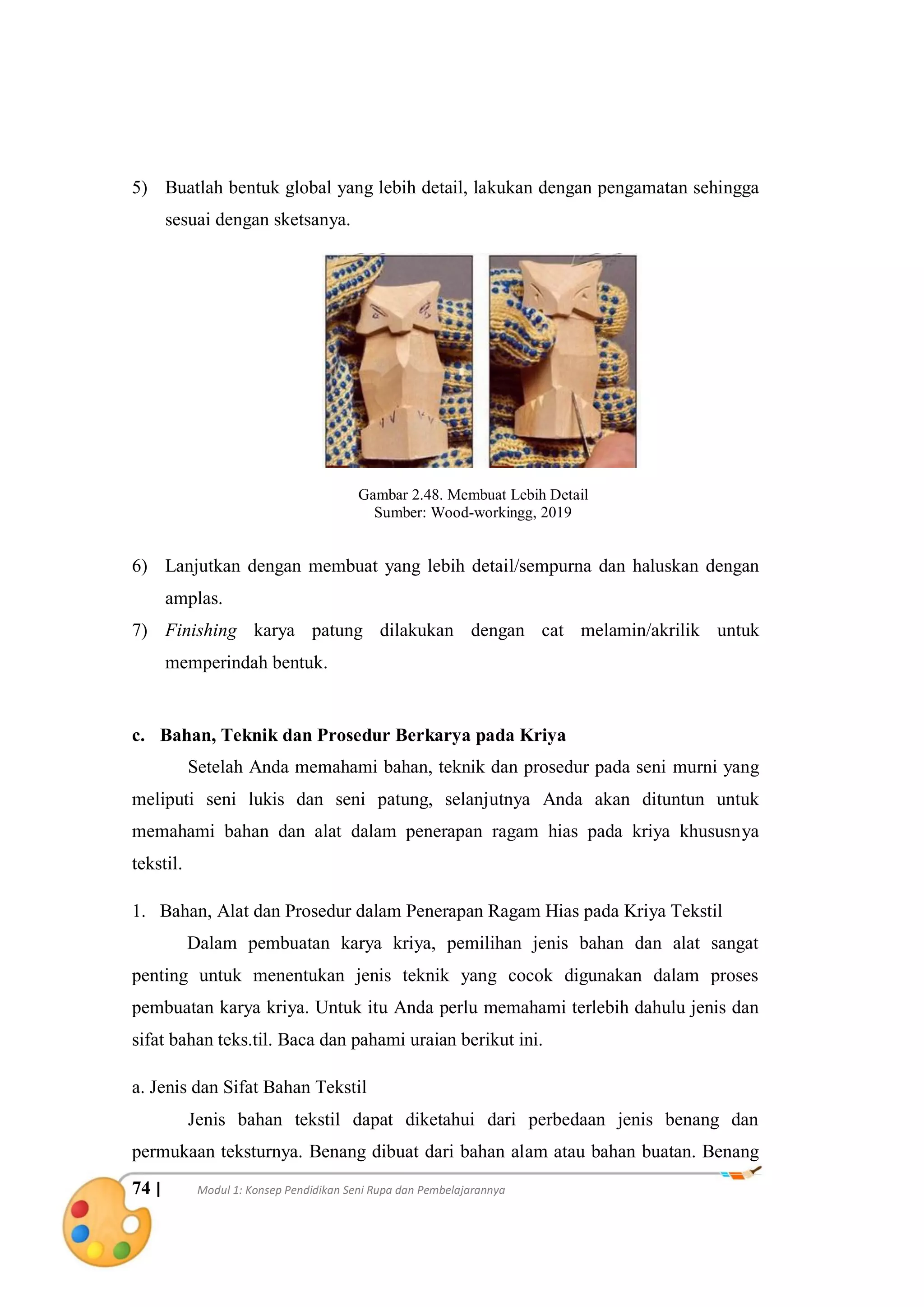 Materi 1 KB1: Bahan, teknik dan prosedur berkarya seni rupa | PDF