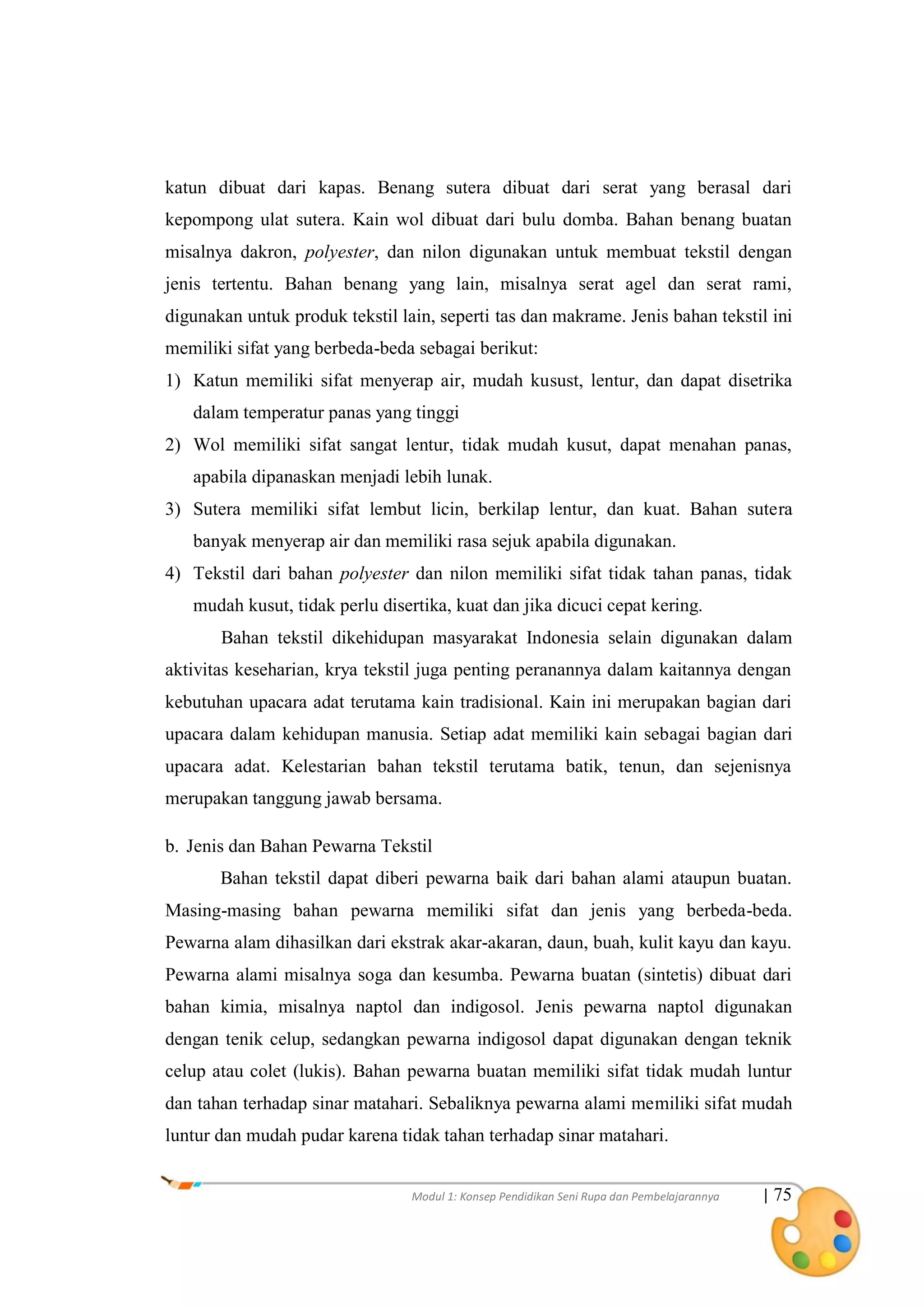 Materi 1 KB1: Bahan, teknik dan prosedur berkarya seni rupa | PDF