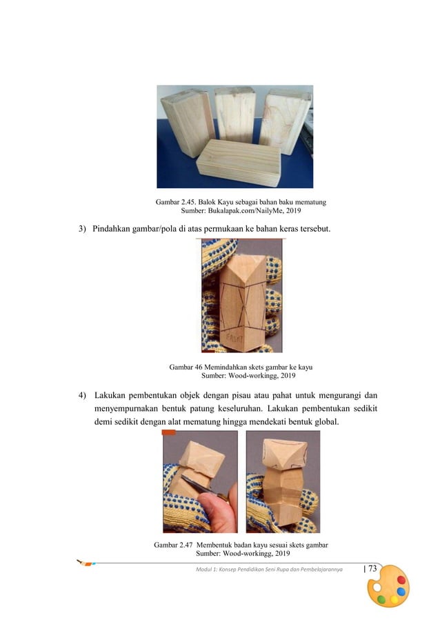 Materi 1 KB1: Bahan, teknik dan prosedur berkarya seni rupa | PDF