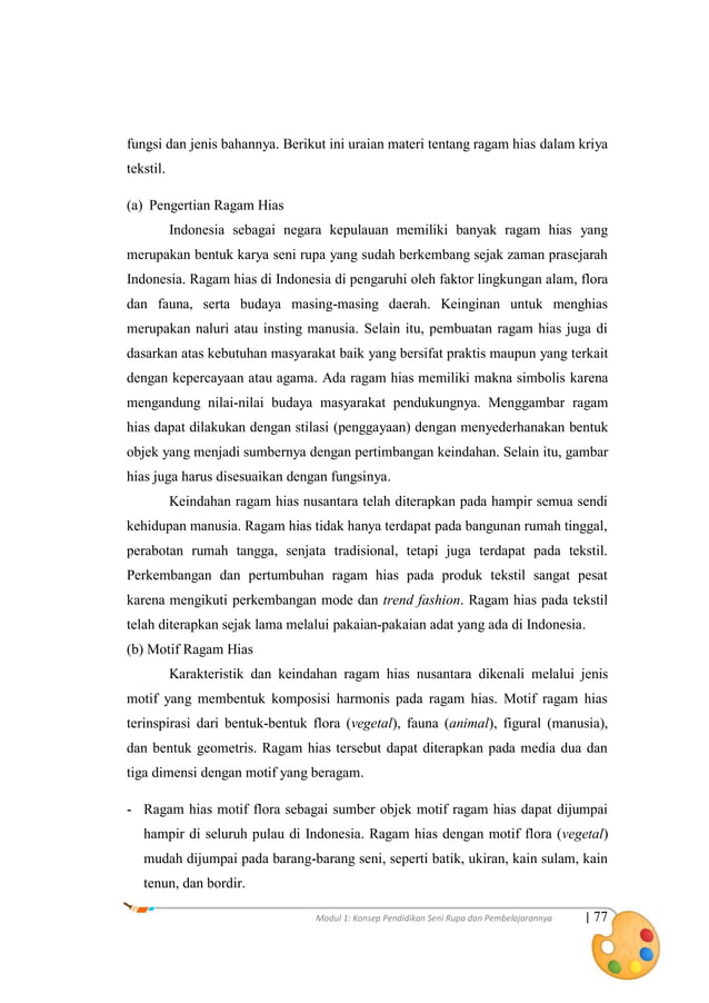 Materi 1 KB1: Bahan, teknik dan prosedur berkarya seni rupa | PDF