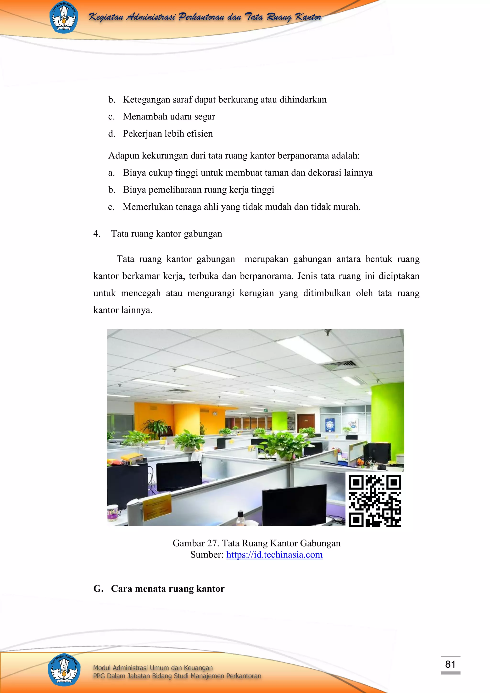 M1_KB3_Kegiatan Adm. Perkantoran dan tata ruang | PDF