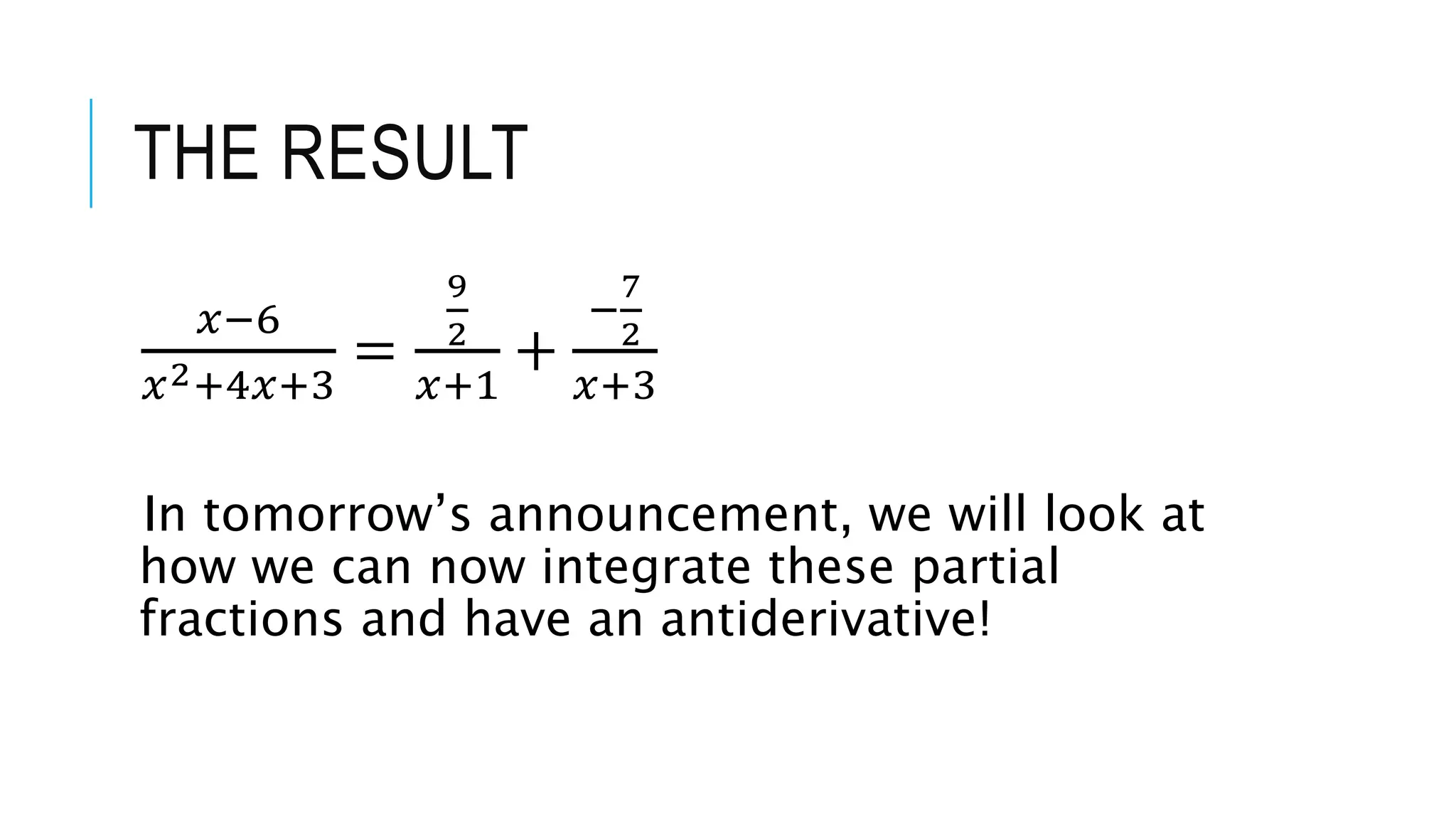 Introduction to Partial Fractions | PPTX