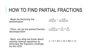Introduction to Partial Fractions | PPTX