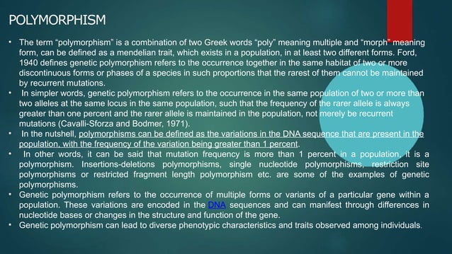 Introduction to polymorphism and its types | PPTX