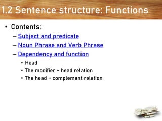 M1 lesson 1.2 slides | PPT
