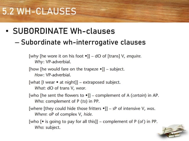 M1 lesson 5.2 WH-clauses | PDF