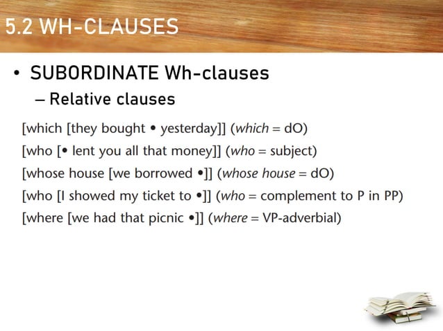 M1 lesson 5.2 WH-clauses | PDF