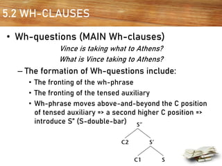 M1 lesson 5.2 WH-clauses | PDF
