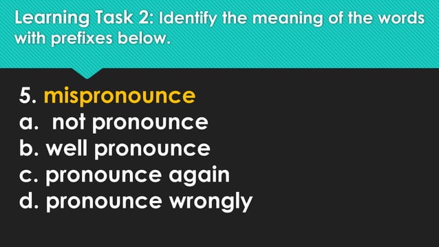 Grade 4 Module 1 Lesson 6 Exploring affixes | PPTX