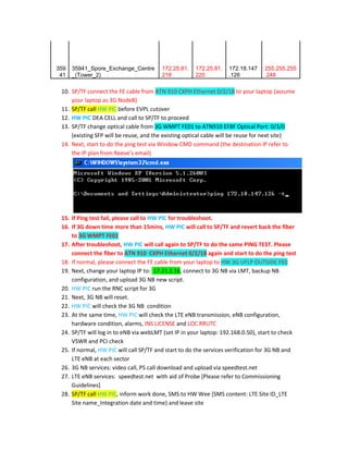 M1 lte e nodeb integration work flow v1.8 19oct2011 | PDF