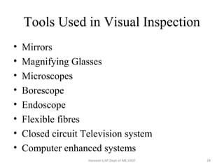 Introduction to NDT and Visual Inspection | PPT