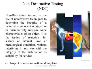 Introduction to NDT and Visual Inspection | PPT
