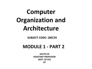 bec306c Computer Architecture and Organization | PDF | Programming Languages | Computing