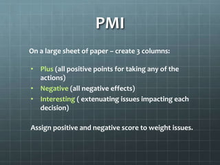 M1 Problem Solving Techniques | PPTX
