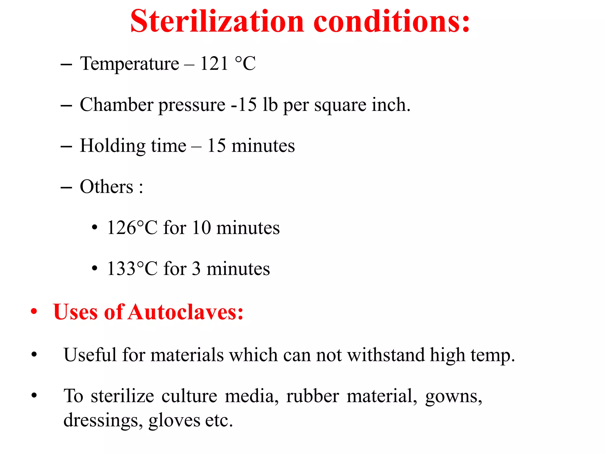 M 1 sterlization | PDF