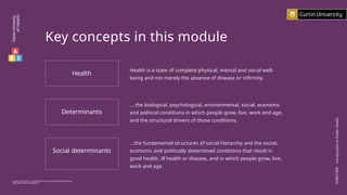 PUBH1000 - Module 1: Determinants of Health | PPTX