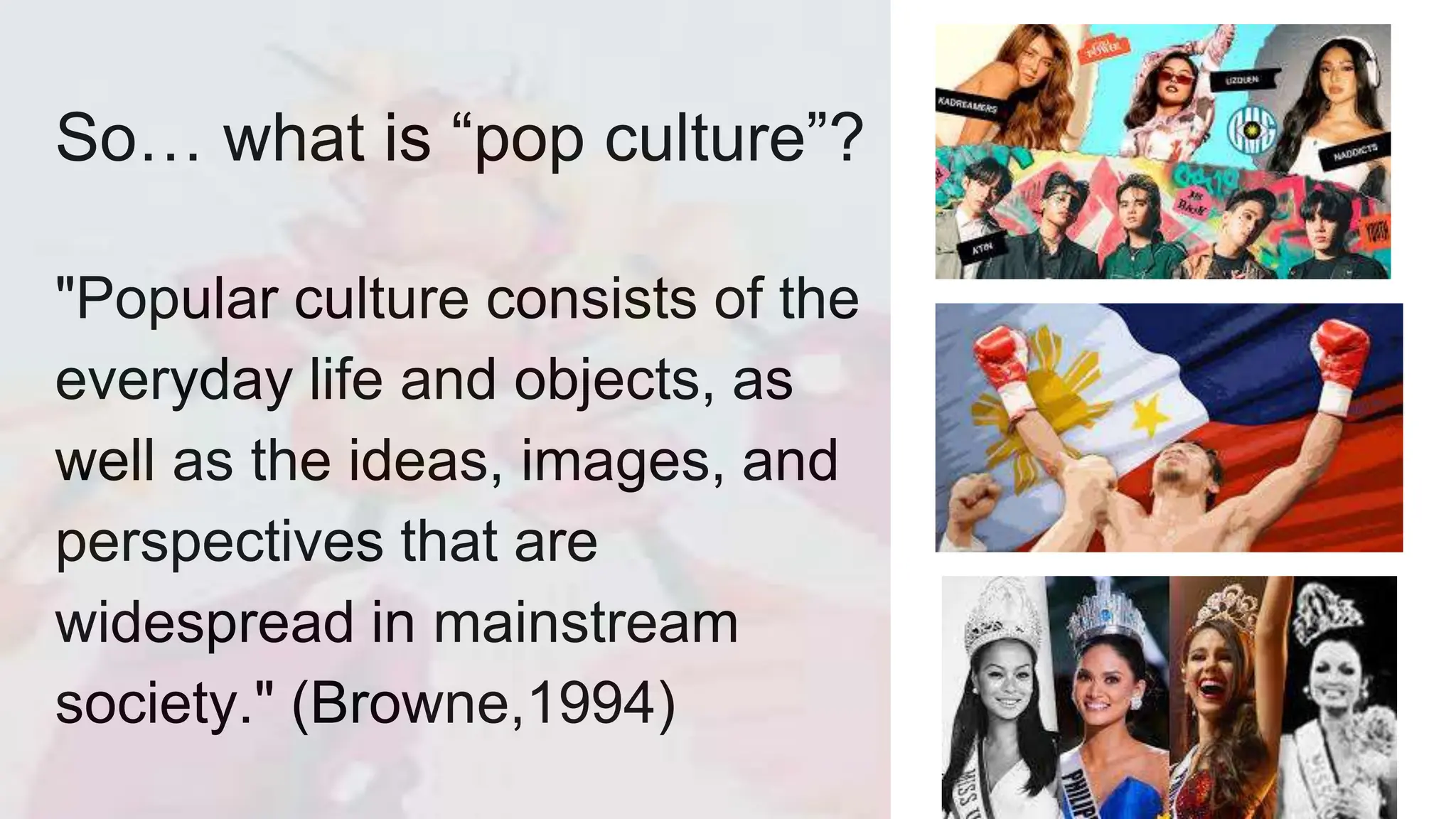Understanding Culture and Popular Culture in the Philippines | PPTX