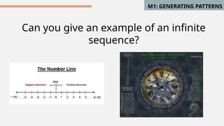 M1W1 Generating Patterns (sequence and patterns) | PPTX