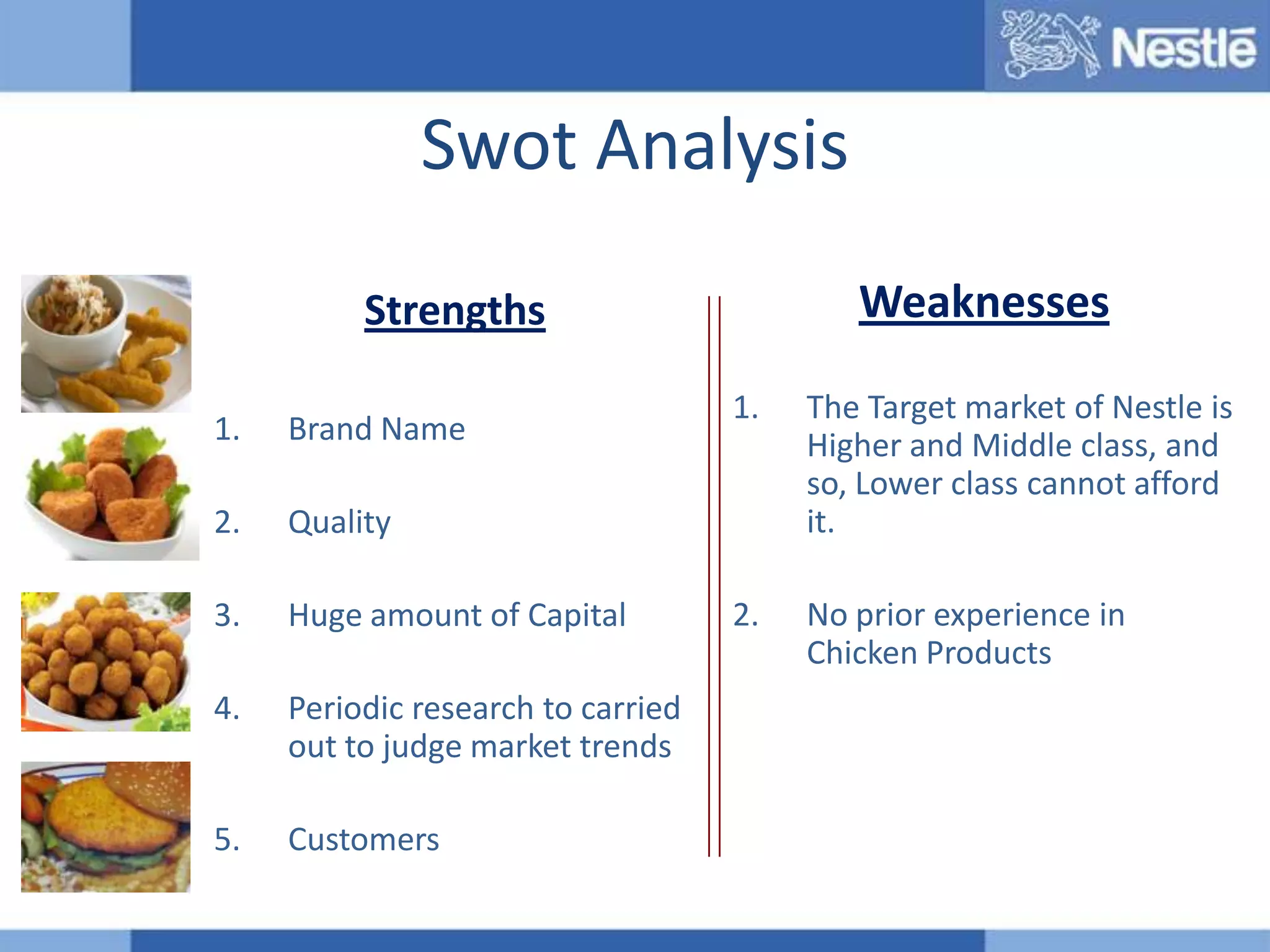 Marketing Management - Nestle SWOT Analysis | PPTX