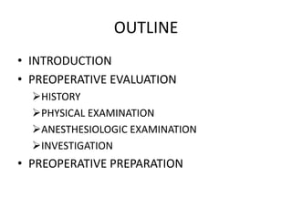 preoperative care for gyecologic patient | PPTX