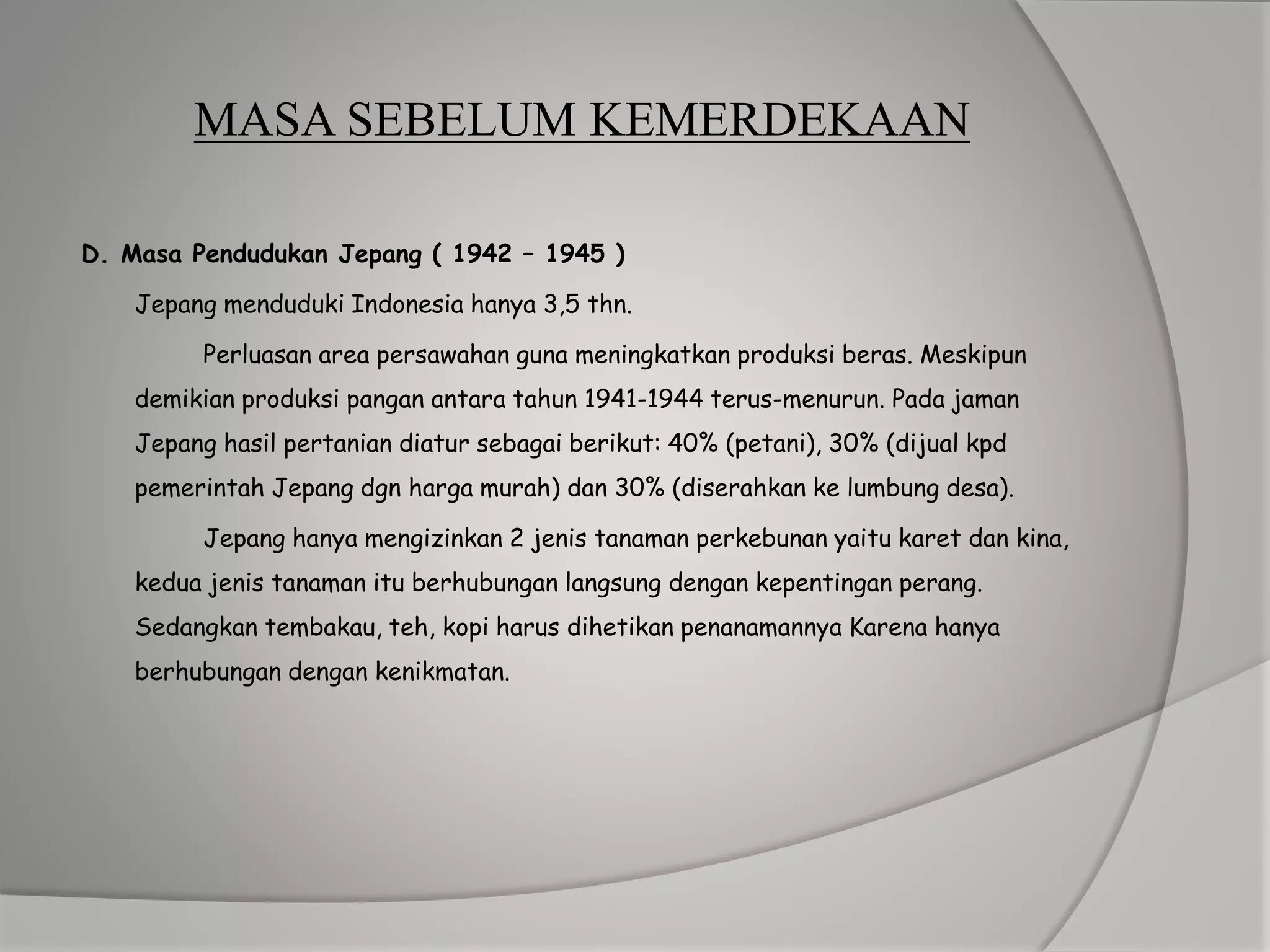 M2. sejarah perekonomian indonesia | PPTX