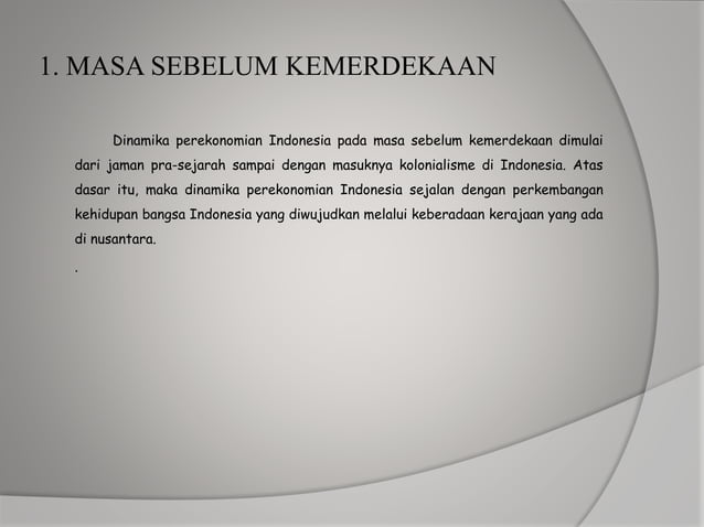 M2. sejarah perekonomian indonesia | PPTX
