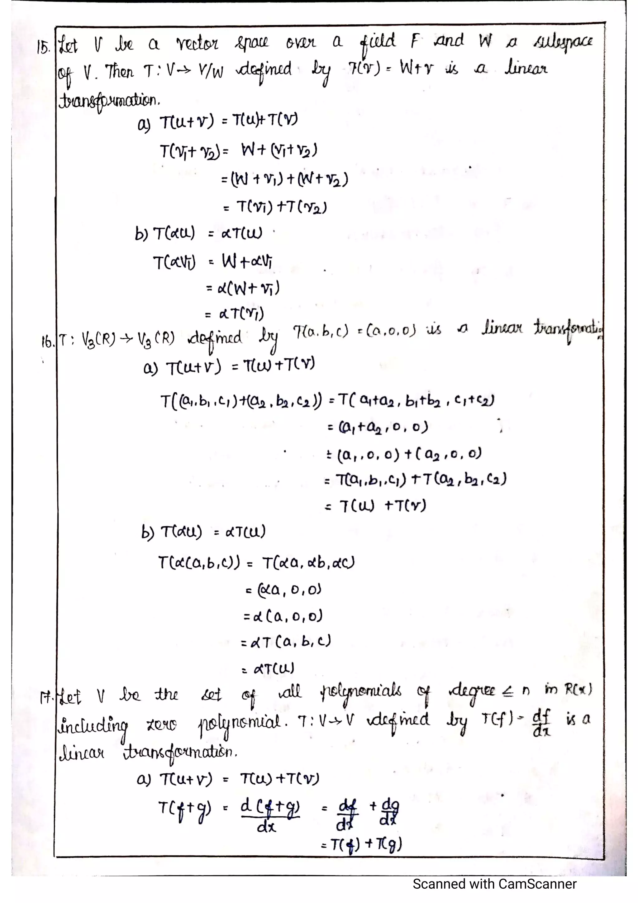 LINEAR ALGEBRA | PDF