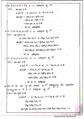 LINEAR ALGEBRA | PDF