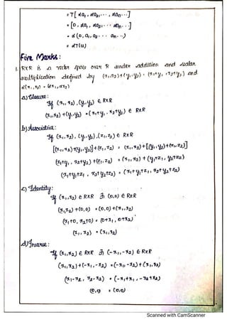 LINEAR ALGEBRA | PDF