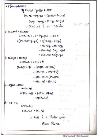 LINEAR ALGEBRA | PDF