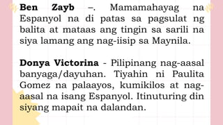 Ang Mga Tauhan sa El Filibusterismo.pptx